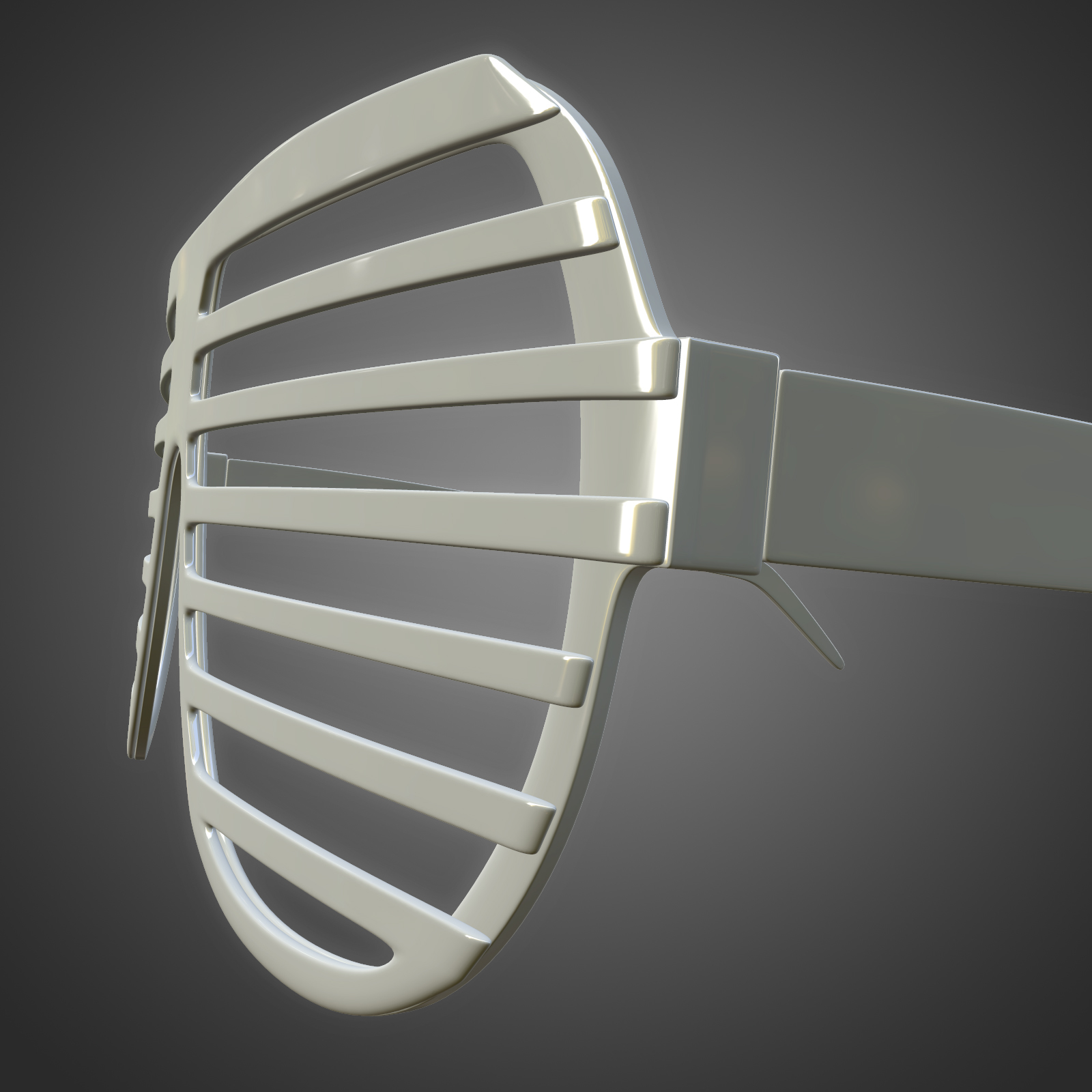 shutter shades 3d model