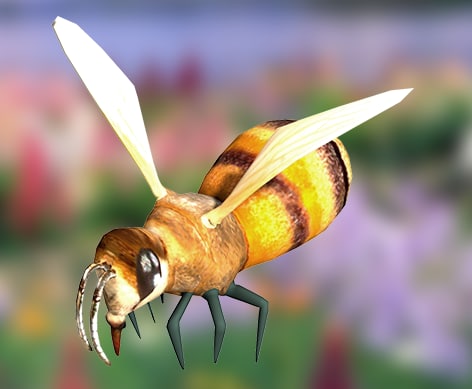 3d 3ds bee animation