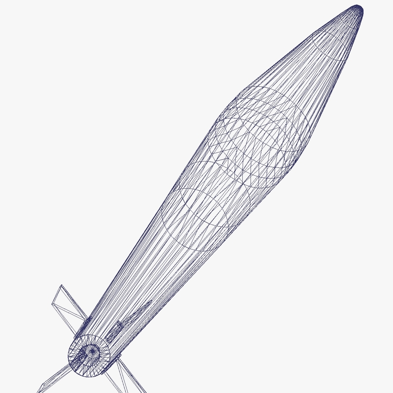 3d model condor-i missile condor