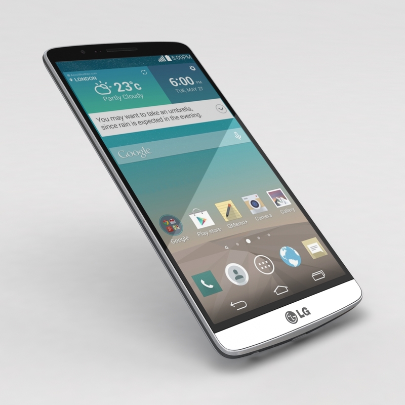 3d lg g3 silk white model