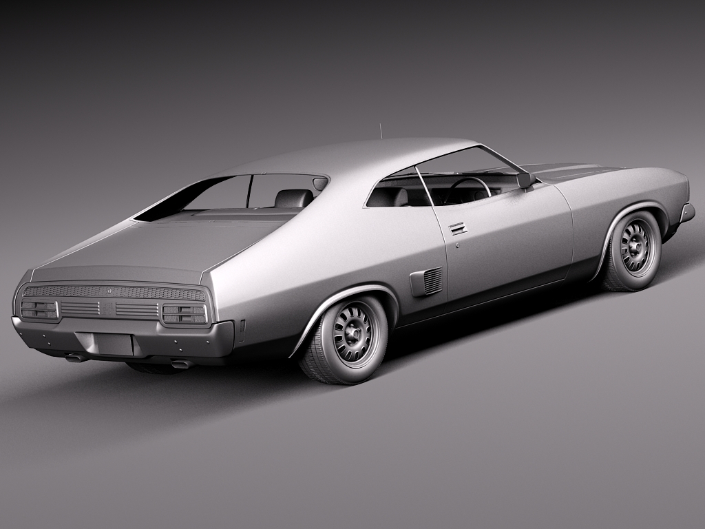 3d 1973 coupe falcon model