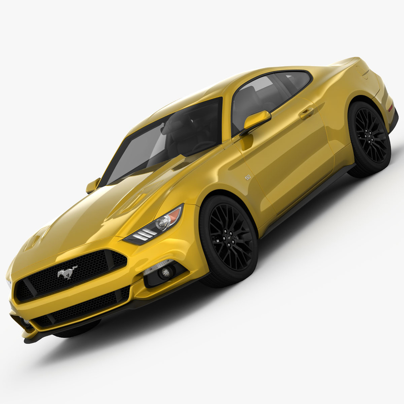 mustang gt 3d model