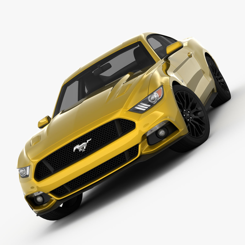 mustang gt 3d model