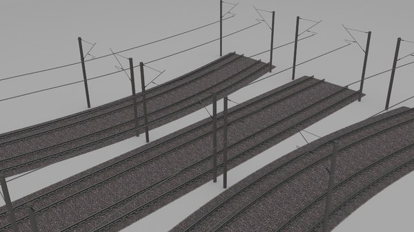 Railroad Track 3D Models for Download | TurboSquid