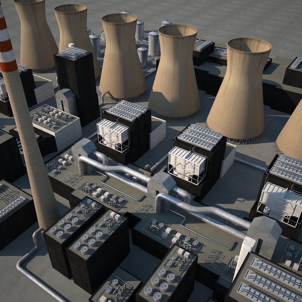 3d model power plants