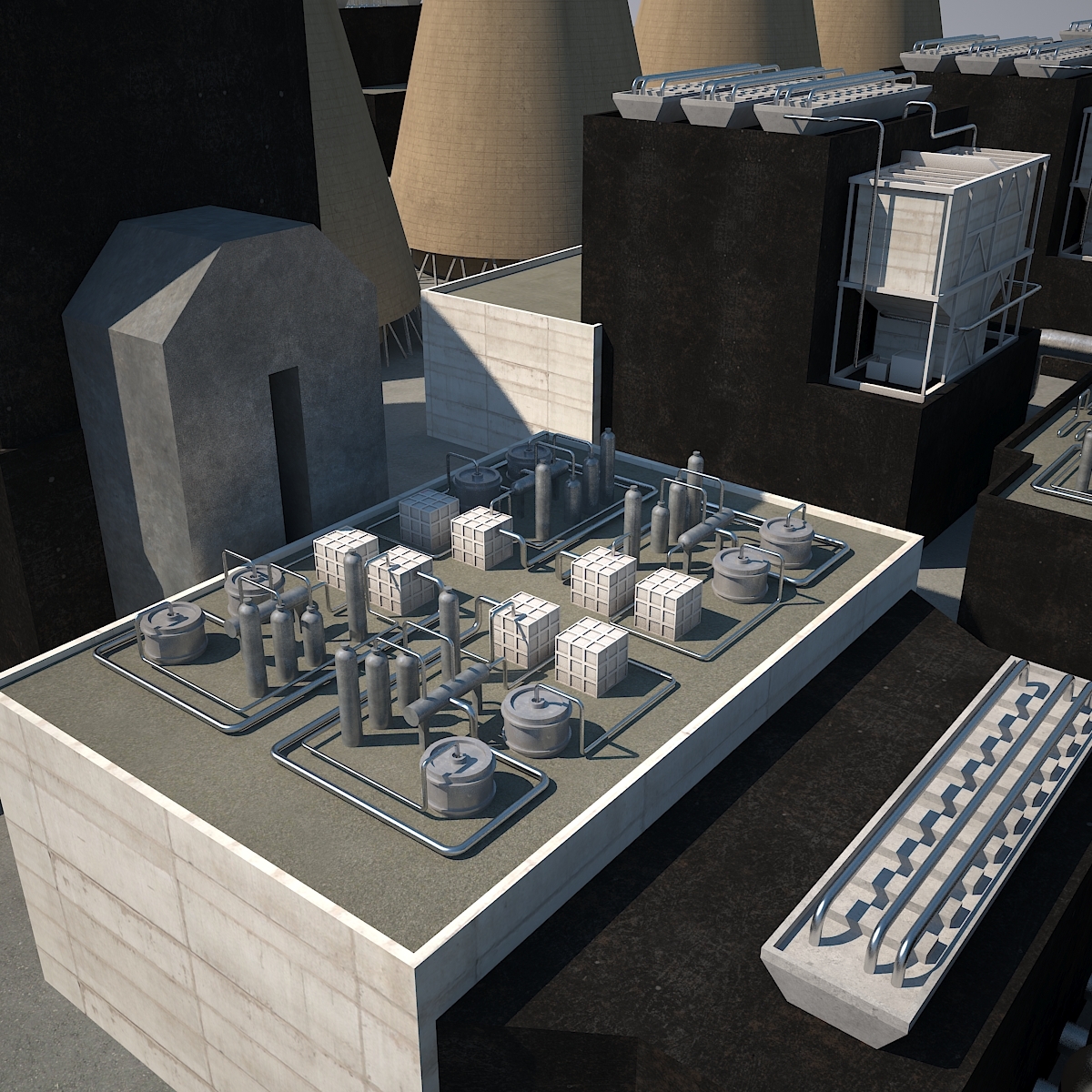 3d model power plants