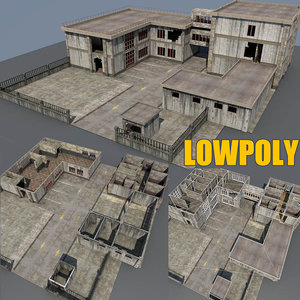 Blender Factory Models | TurboSquid