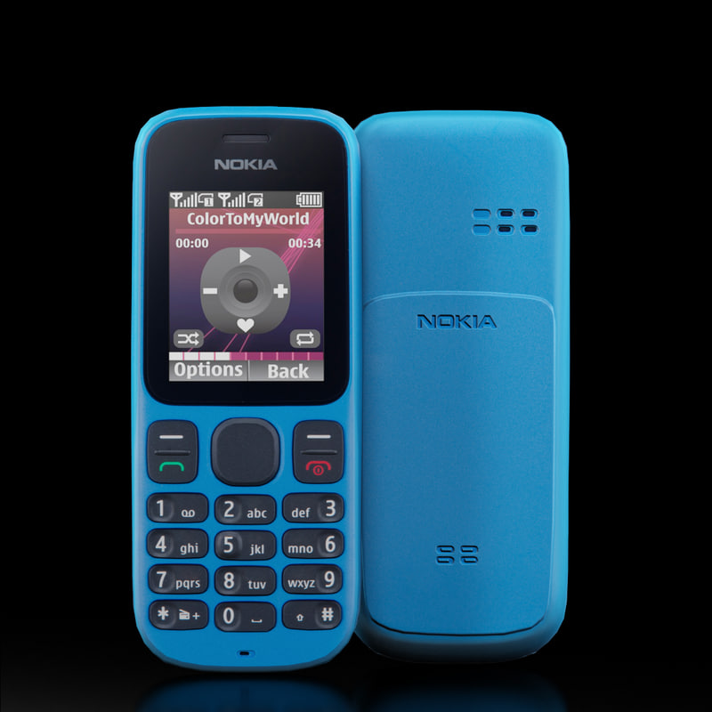 3d low-poly nokia 100 ocean
