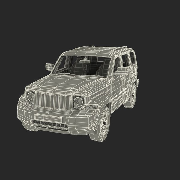 jeep liberty 3d model