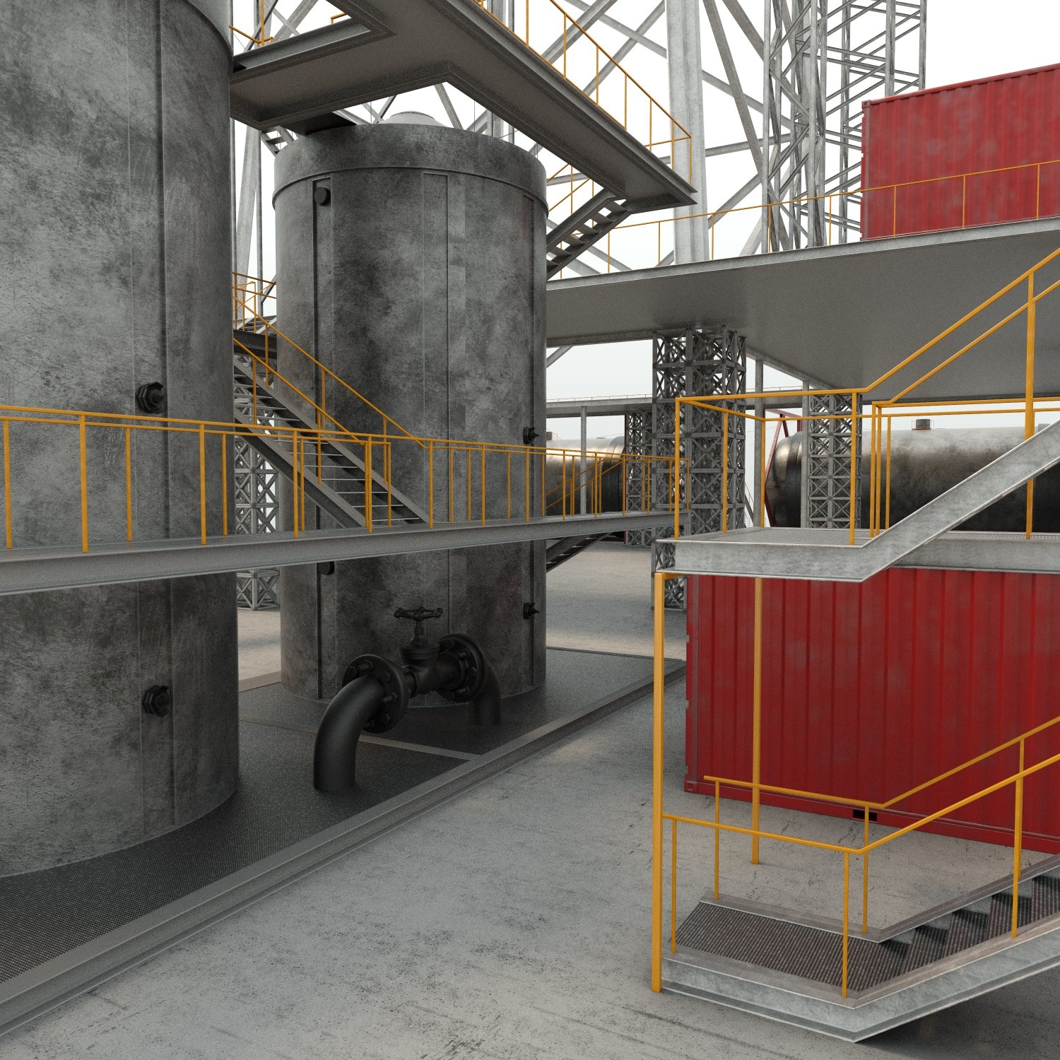 drilling rig 3d model