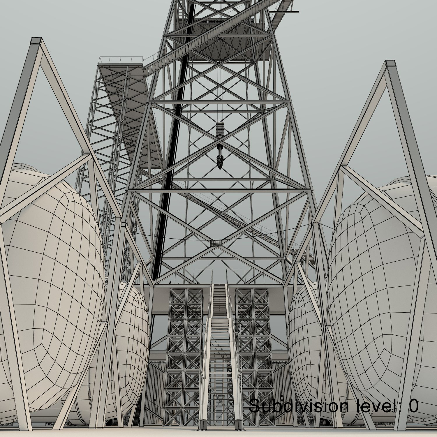drilling rig 3d model
