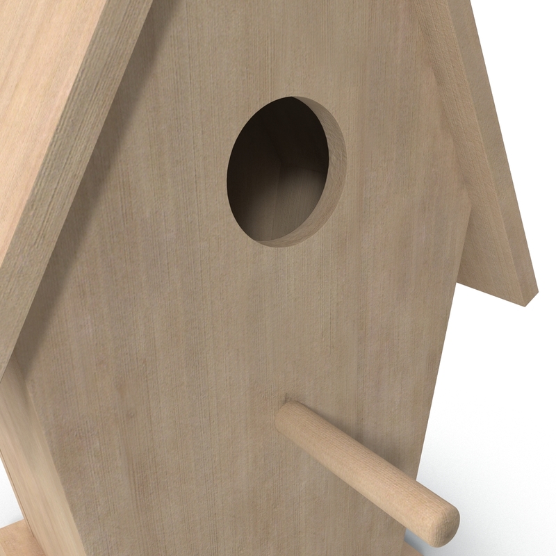 3d model bird house design