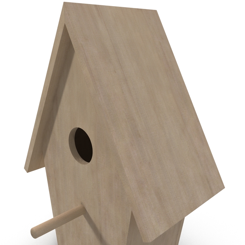 3d model bird house design