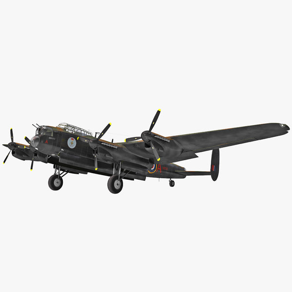 3d avro lancaster mk iii model