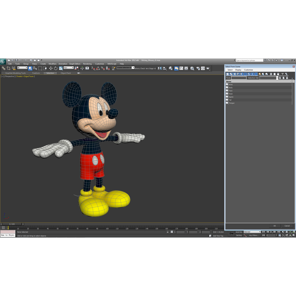 mickey mouse 3d model