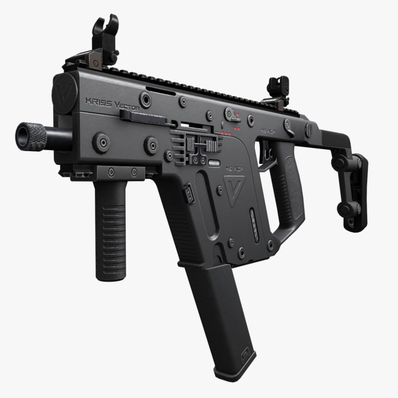 3d max kriss smg vector
