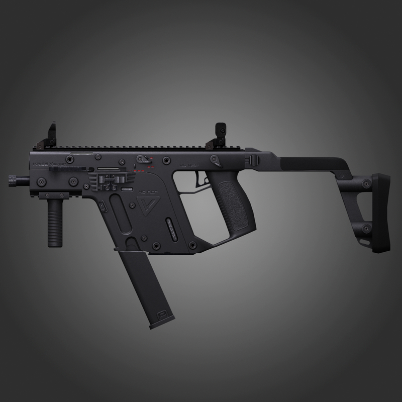 3d max kriss smg vector