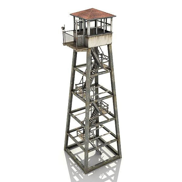 max low-poly guard tower