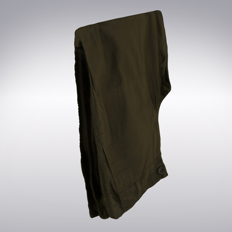 3d casual pants scanning