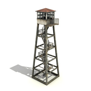 guard tower 3d model