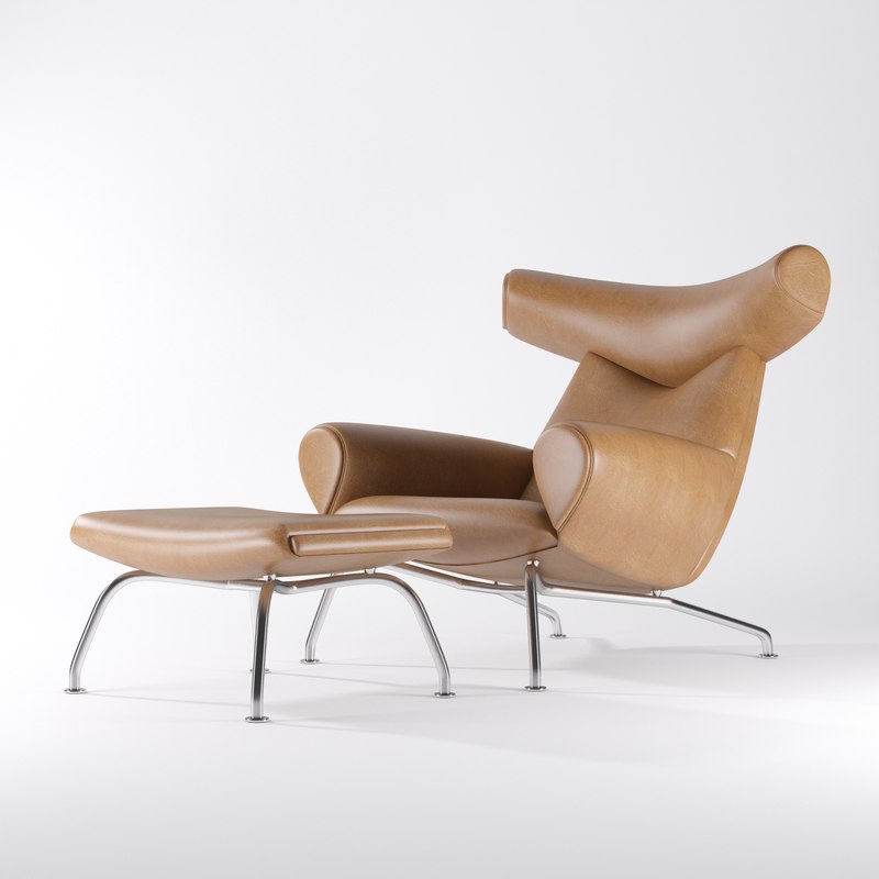 wegner ox chair erik 3d 3ds