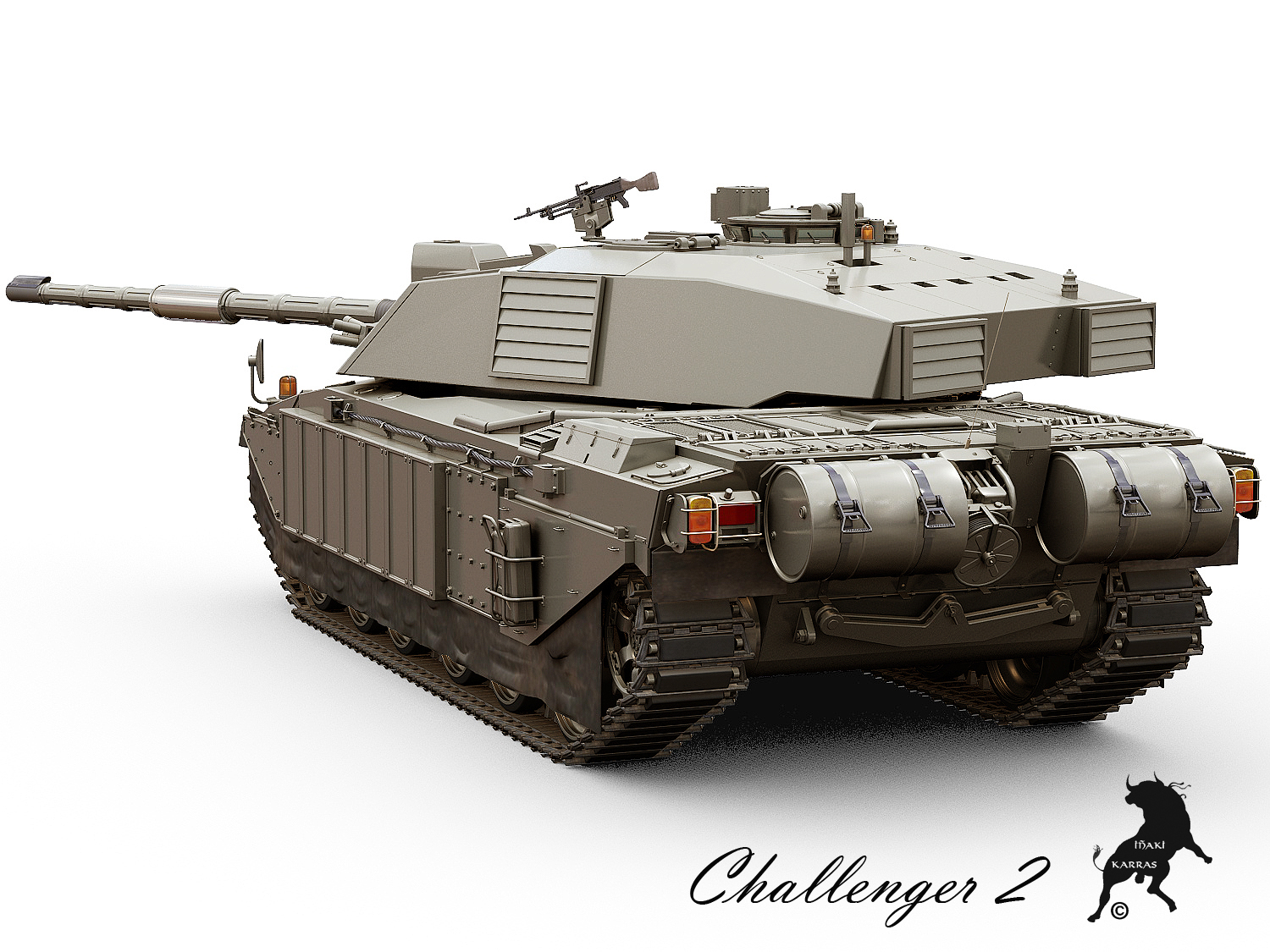 3d challenger tank