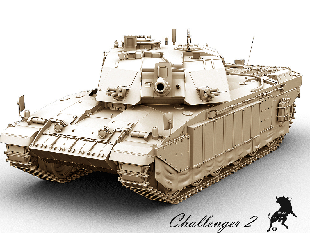 3d challenger tank