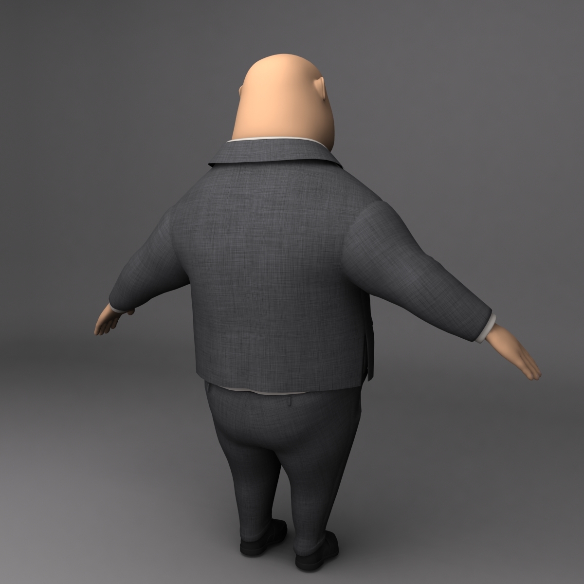 3d model evil business man