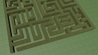 maze 3d c4d