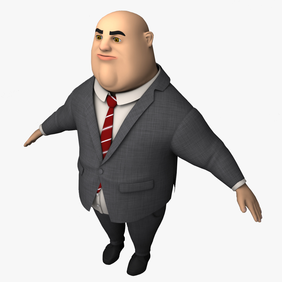 3d model evil business man