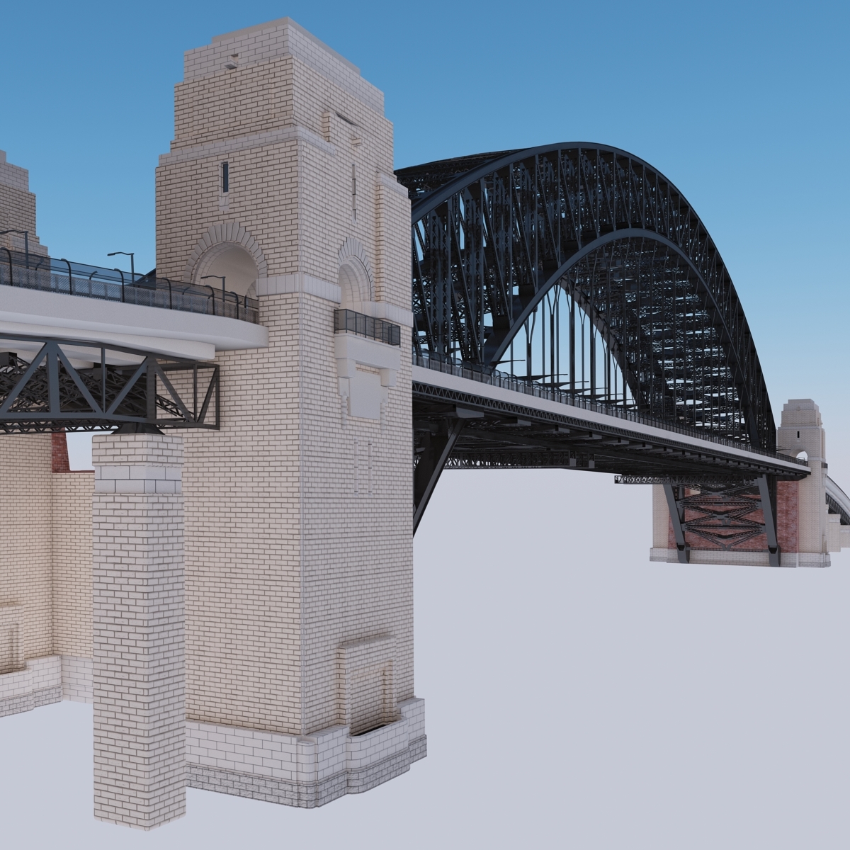 sydney harbour bridge 3d max