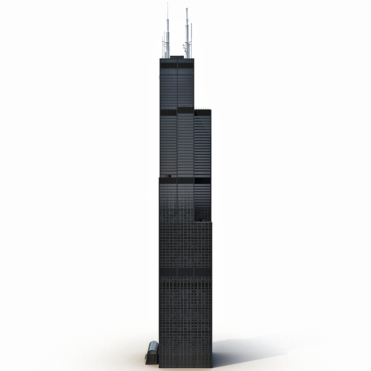 3d model willis tower