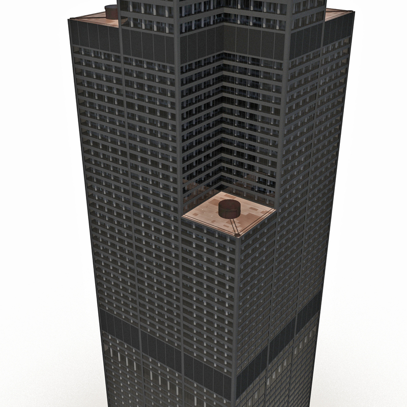 3d model willis tower
