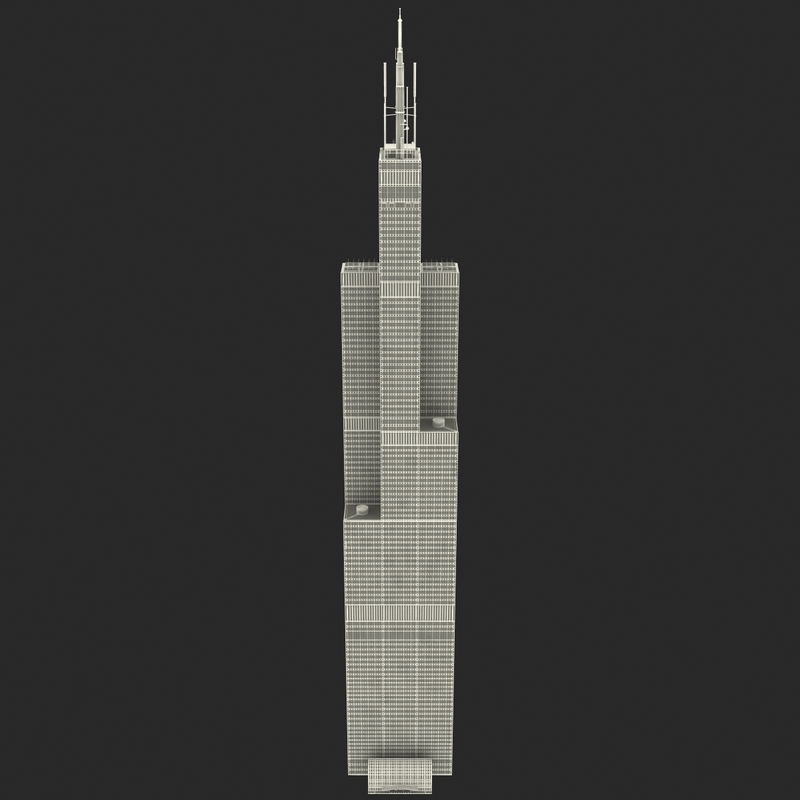 3d model willis tower