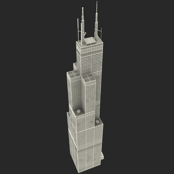 3d model willis tower