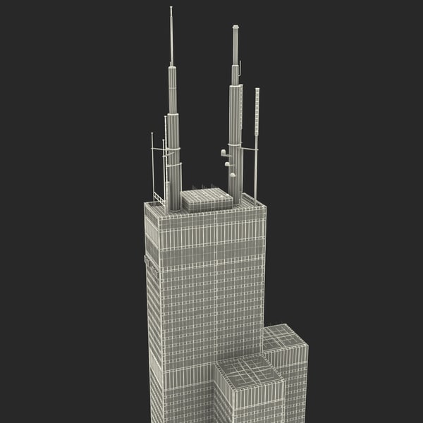 3d model willis tower