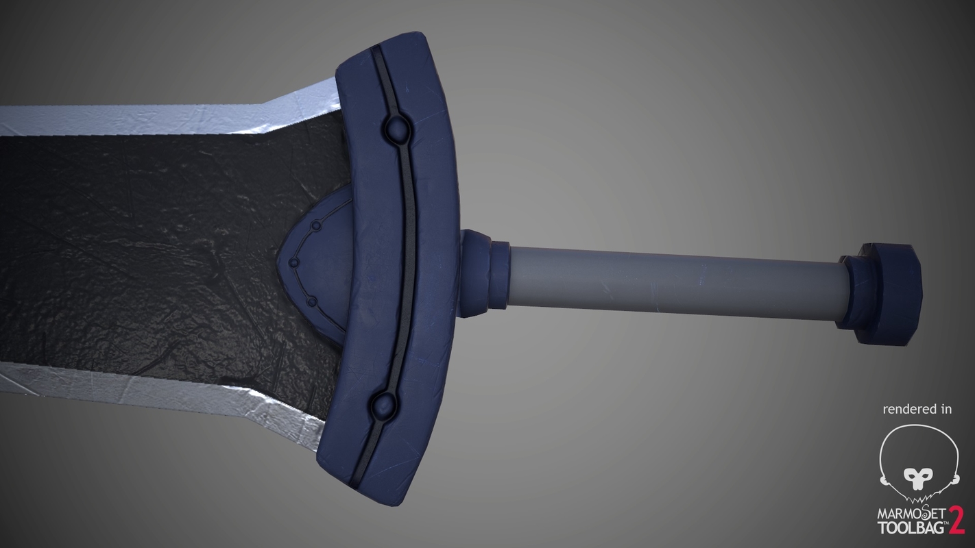 kirito spriggan sword 3d model