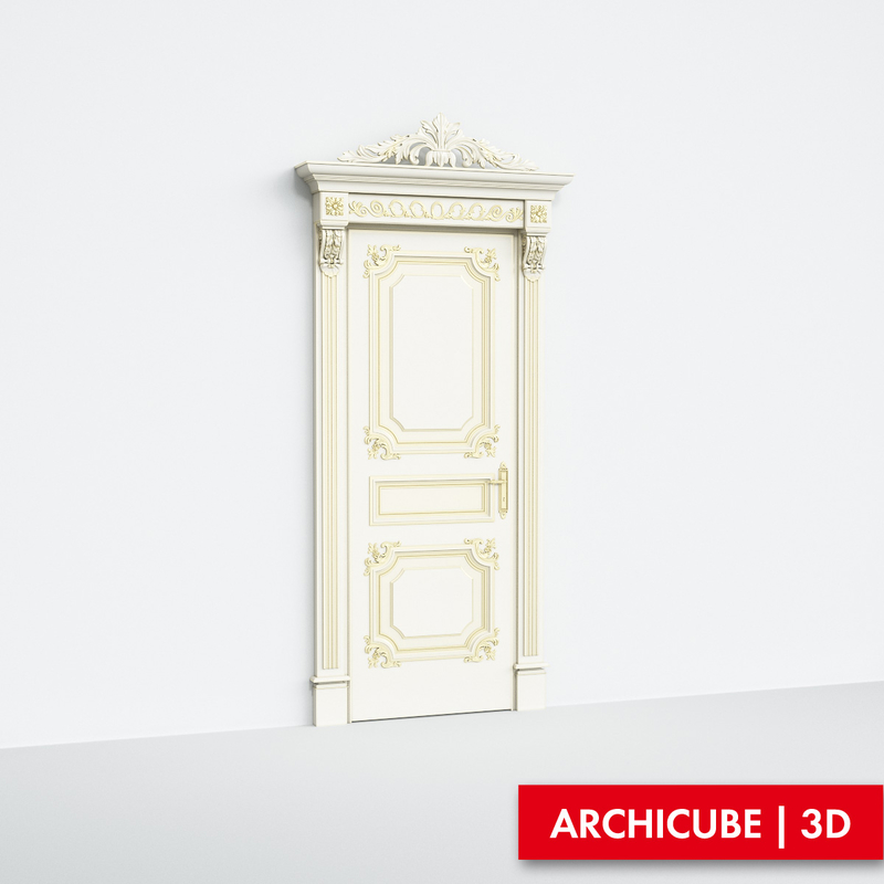 3d model of door