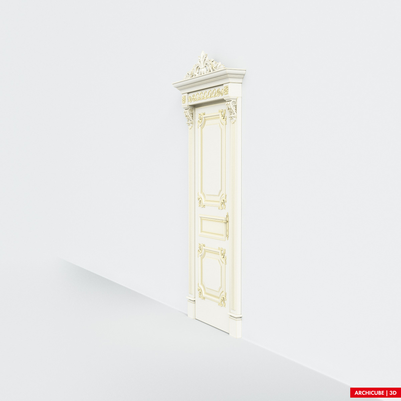 3d model of door