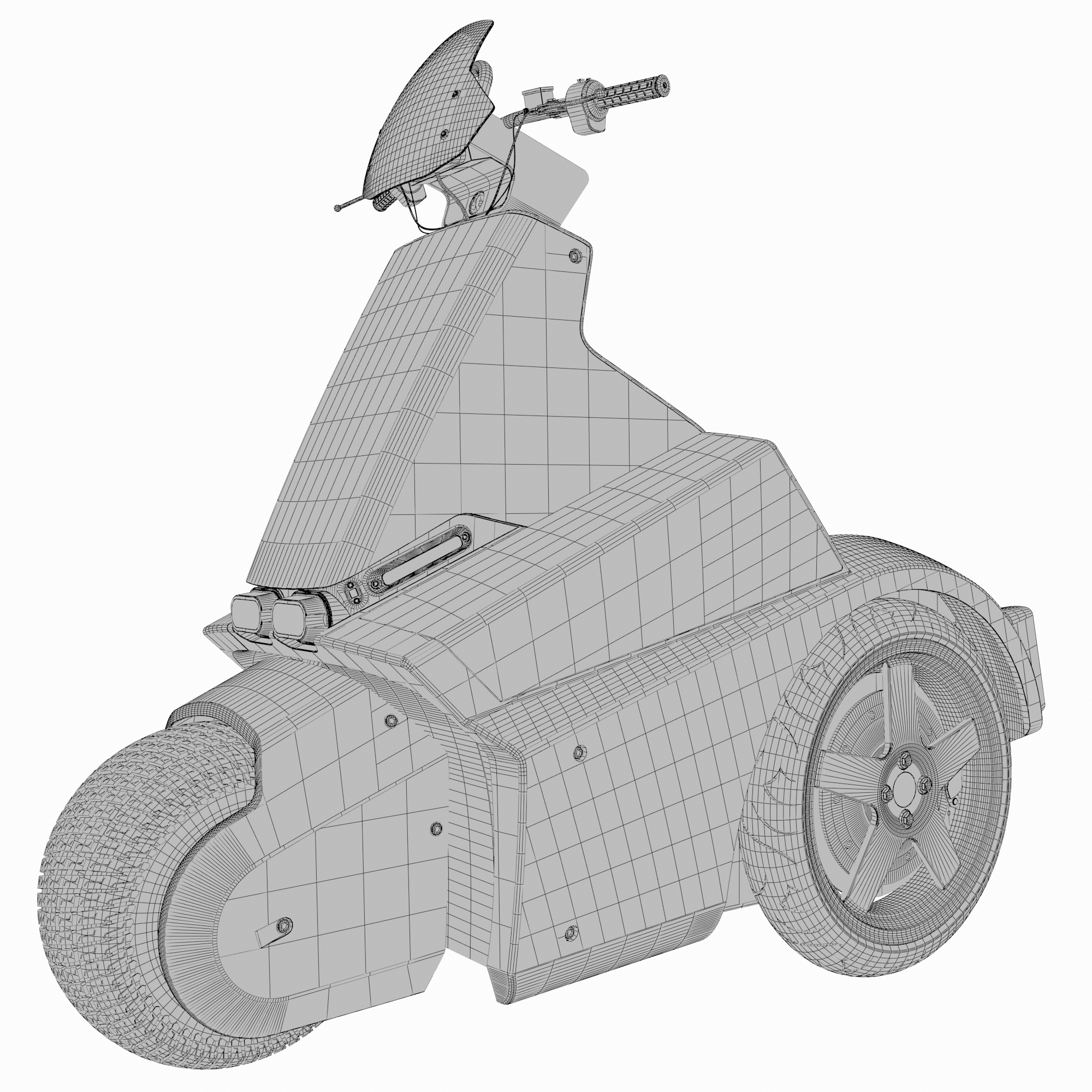 3ds tricycle segway se-3 patroller