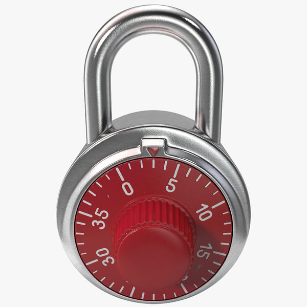 combination lock 3d model