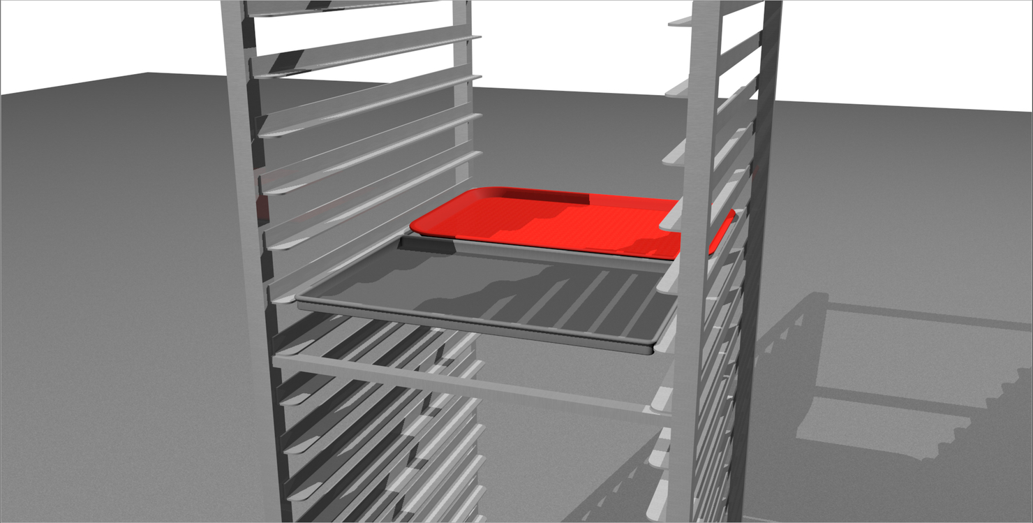 sheet tray rack style 3d c4d