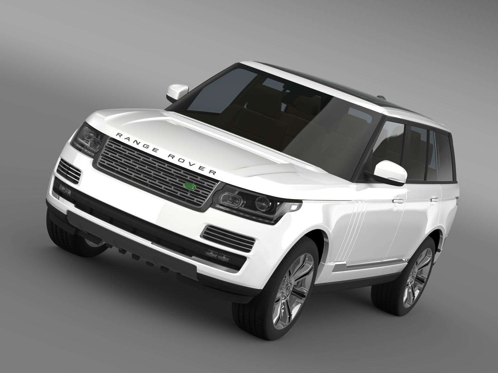3dsmax range rover autobiography black