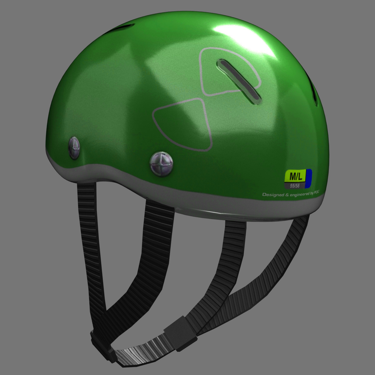 3d model realistic bicycle helmet