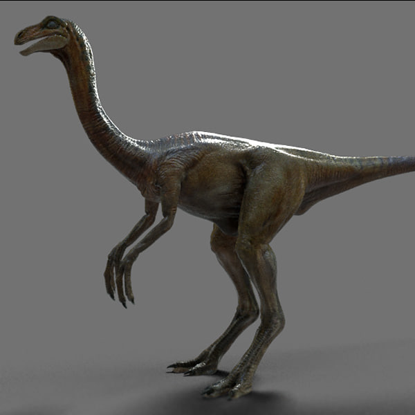 gallimimus jurassic park 3d model