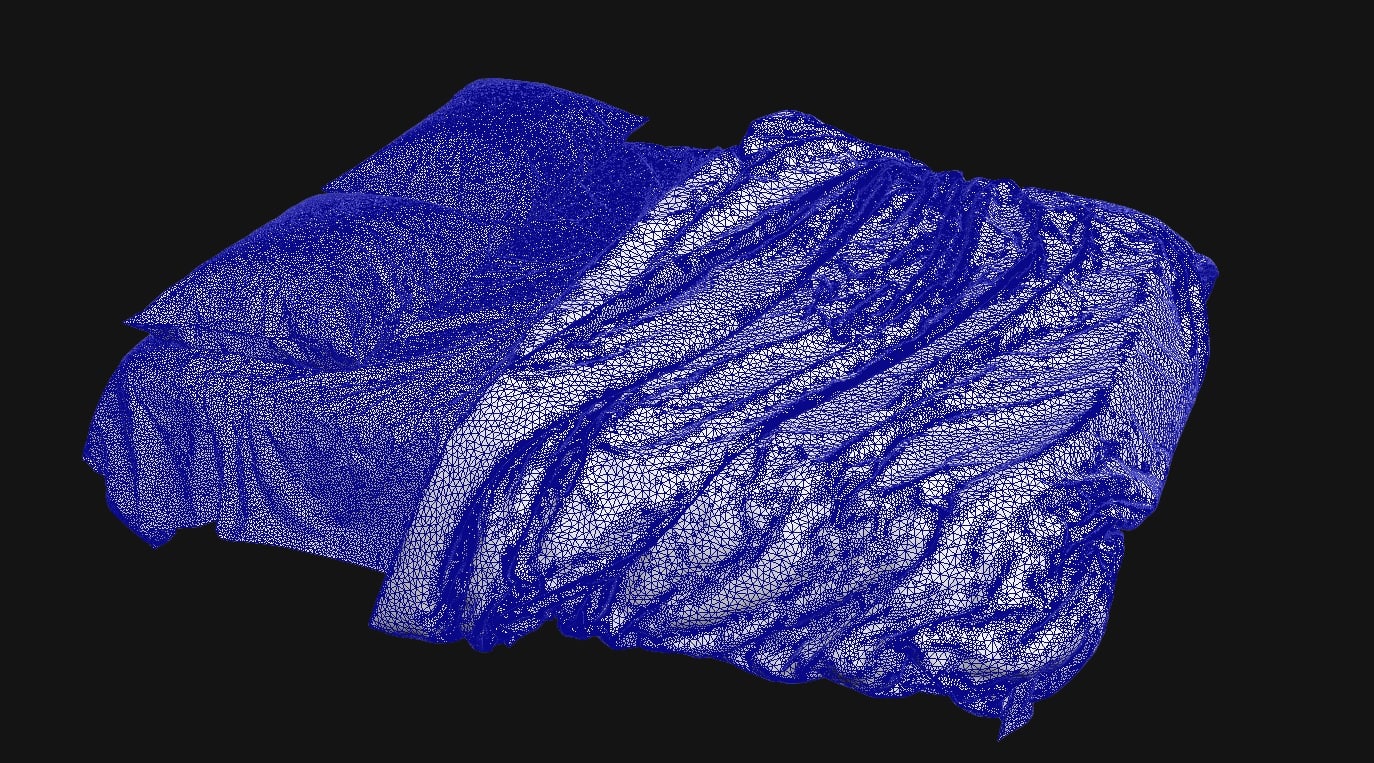 3d realistic folds model