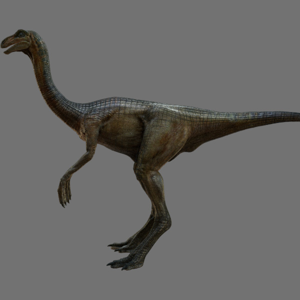 gallimimus jurassic park 3d model