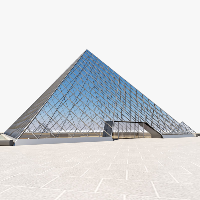 louvre gallery 3d model
