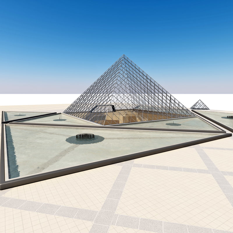 louvre gallery 3d model