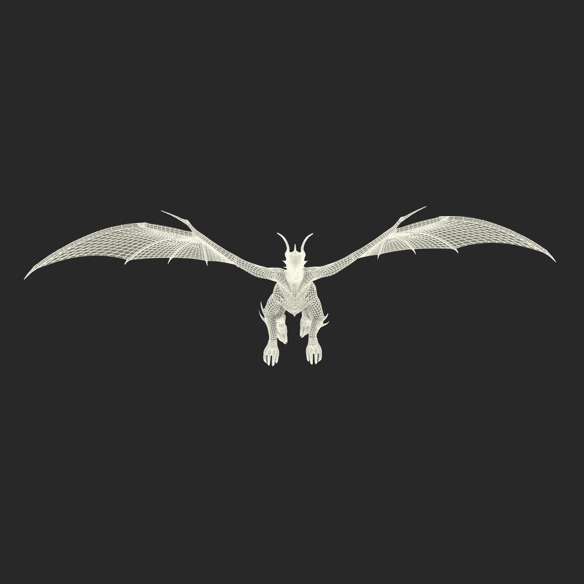 dragon 3 pose 1 3d model